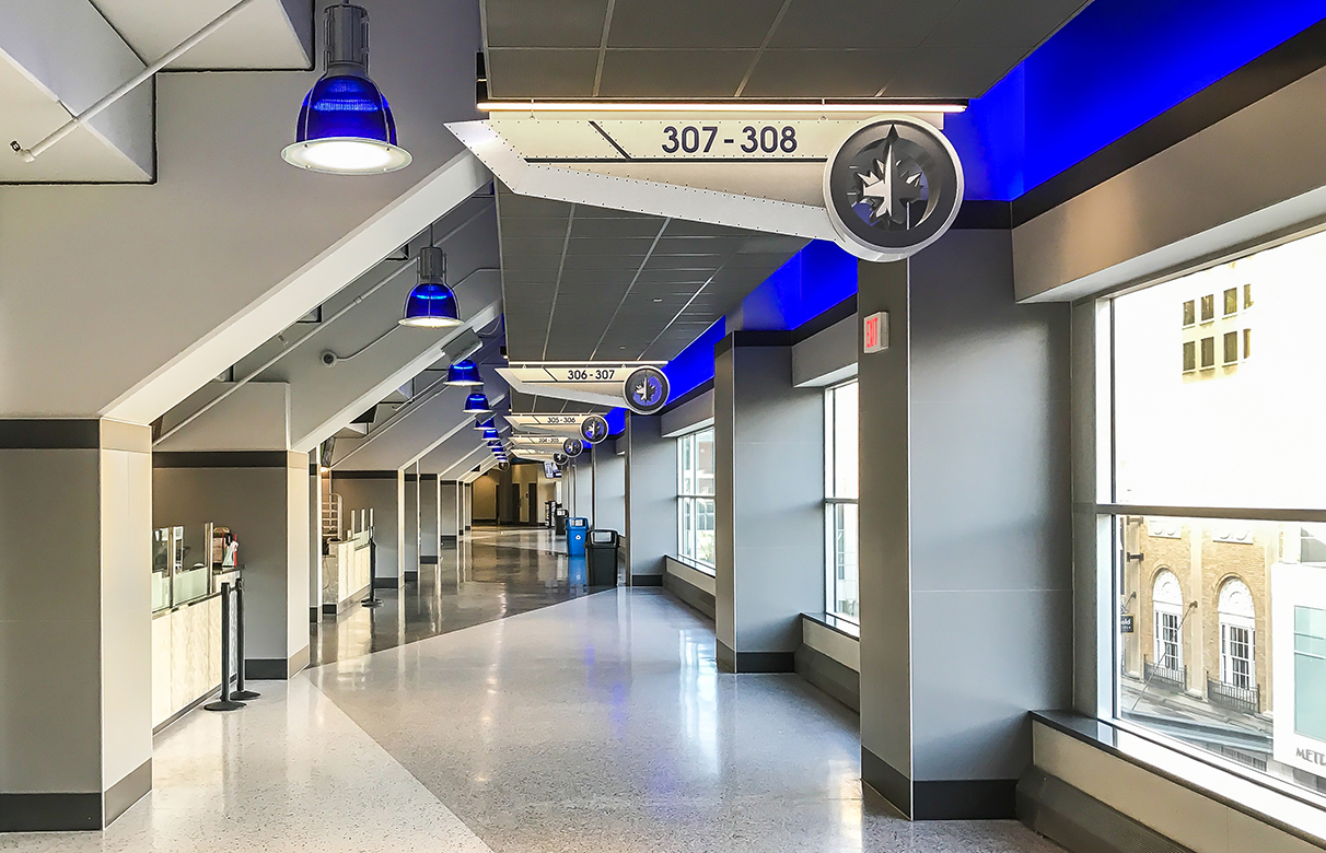 True North Sports & Entertainment, Bell MTS Place | Finelite